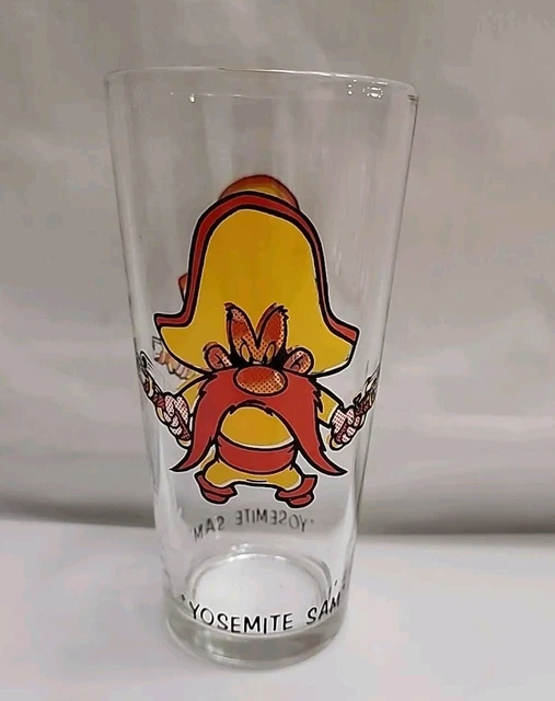 VINTAGE YOSEMITE SAM 1973 Warner Bros. Pepsi Drinking Glass Looney ...