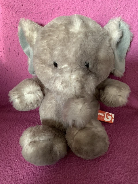 GOSH! GREY ELEPHANT Plush Soft Toy 26cm £14.99 - PicClick UK