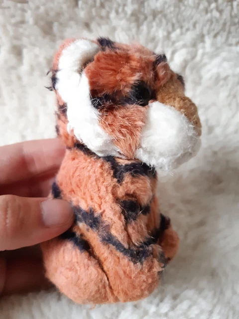 12CM CUTE SCRUFFY Scraggly Baby Tiger Cub Soft Plush Toy Small Jungle ...
