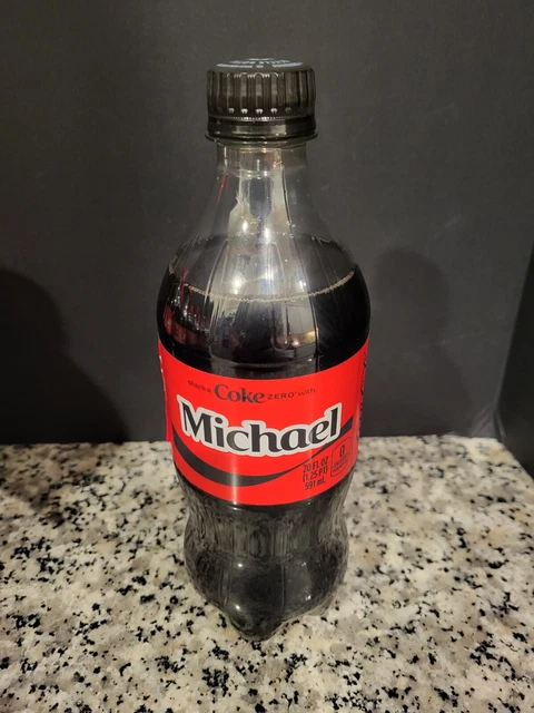 MICHAEL SHARE A Coke 2025 COCA COLA 20oz Personalized GIFT ZERO Limited ...