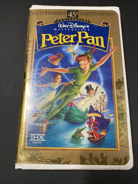PETER PAN (VHS, 1998, 45th Anniversary Limited Edition) EUR 0,85 ...