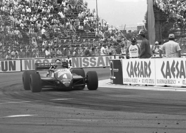 DRIVER BRIAN HENTON at the 1982 Caesar's Palace Grand Prix Formula- Old ...
