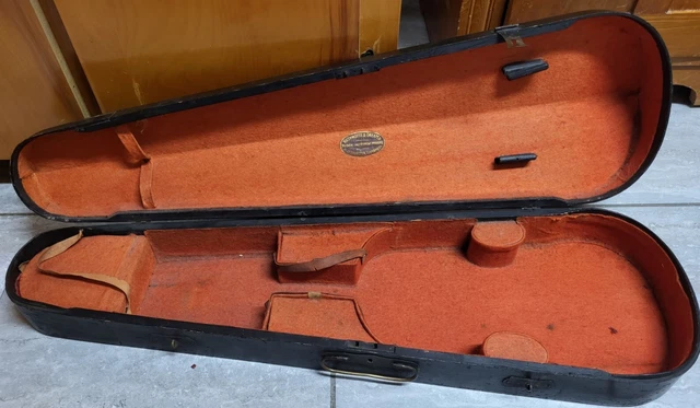 ANTIQUE 1920S WOODEN Violin Case Made By RUSHWORTH & DREAPER, Liverpool ...