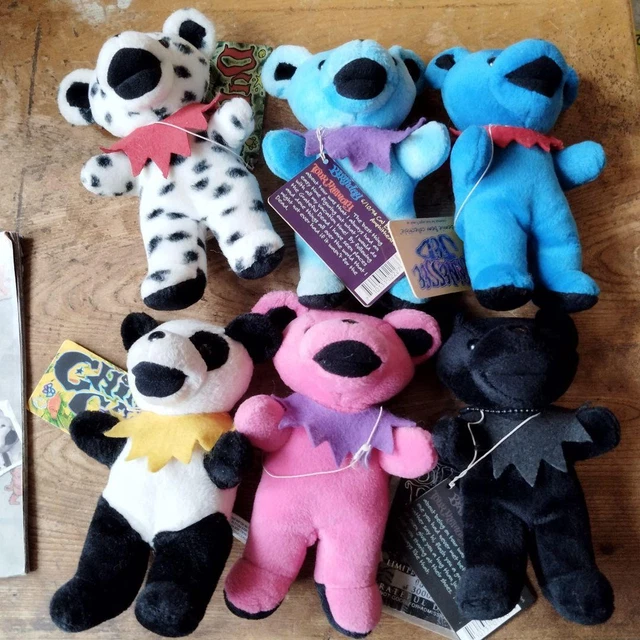GRATEFUL DEAD BEAN Bear Set Of 6 Sold £93.18 - PicClick UK