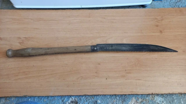 ANCIEN OUTIL DE Jardinier Couteau Scie Pliante Manche Bois Old Tool EUR 23,00 - PicClick FR