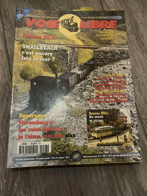 MAGAZINE MODÉLISME FERROVIAIRE, Voie Libre, N°7 EUR 9,90 - PicClick FR