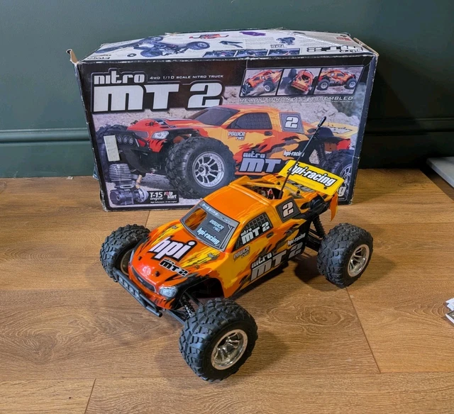 HPI RACING NITRO MT2 T-15 1:10, Box, Spares, Retro RC Truck Car £312.70 ...