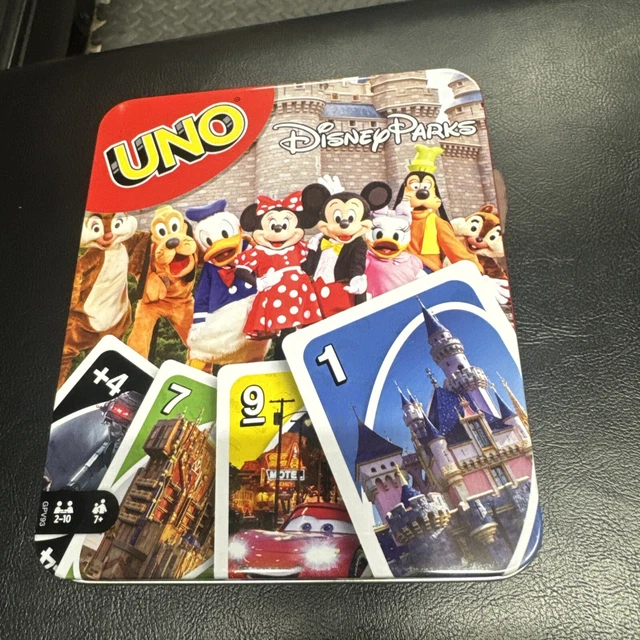 DISNEY PARKS - UNO Theme Park Edition Tin Set - New & Sealed £26.72 ...