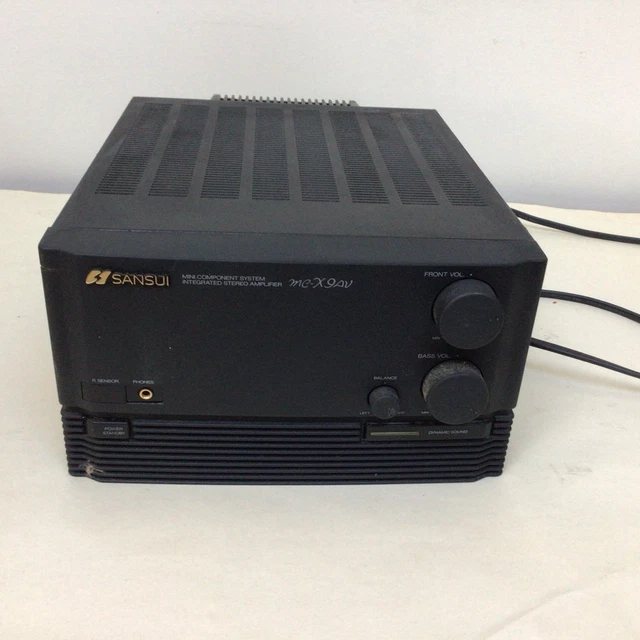 SANSUI MINI COMPONENT System Integrated Stereo Amplifier MC - X9AV $136 ...