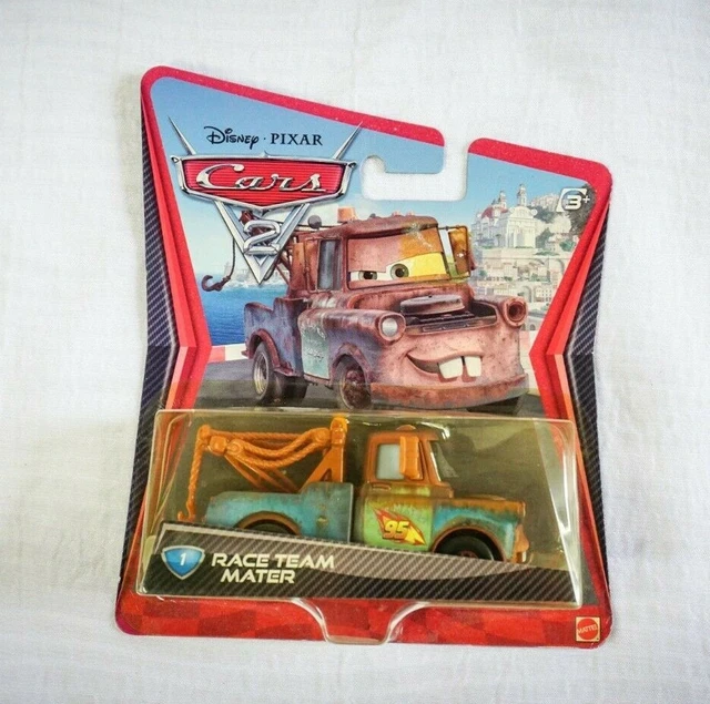 MATTEL DISNEY PIXAR Cars 2 Race Team Mater Tow Diecast Toy COLLECTABLE ...