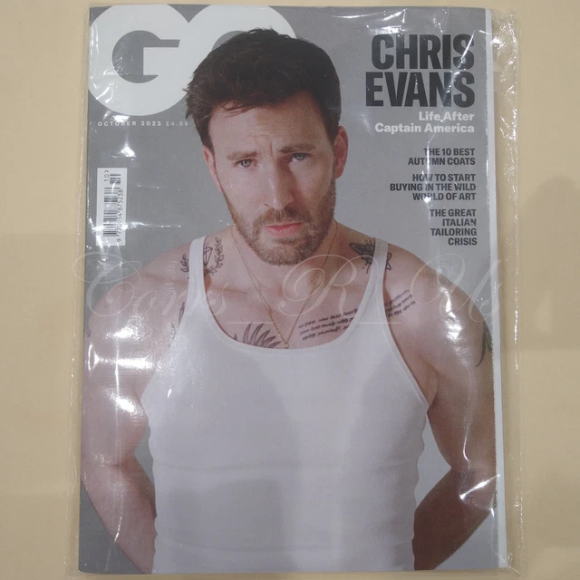 CHRIS EVANS ~ British/UK GQ ~ OCTOBER 2023 ~ Life After Captain America ...