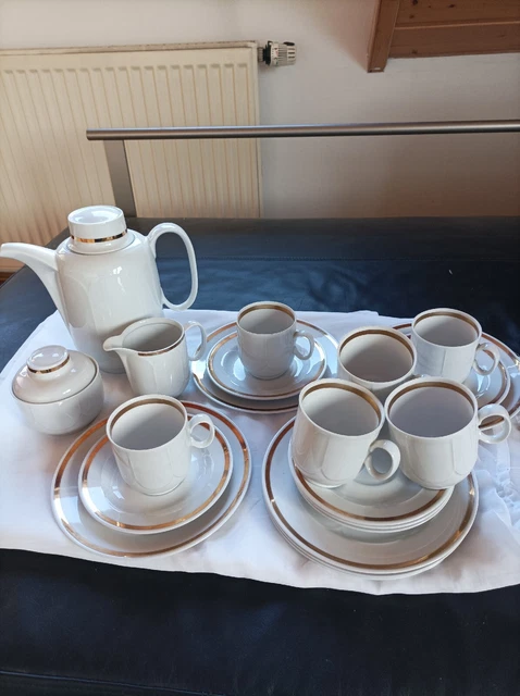 PORZELLAN KAFFEESERVICE GRAF Von Henneberg 1777 mit Goldrand EUR 40,00 - PicClick DE