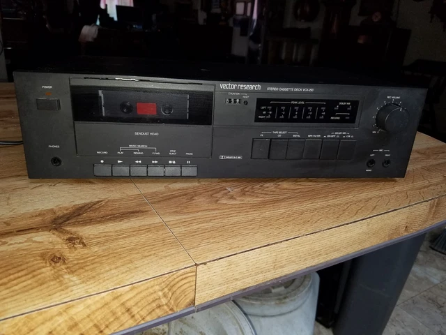 VINTAGE VECTOR RESEARCH VCX-250 Stereo Cassette Deck With Dolby TESTED ...