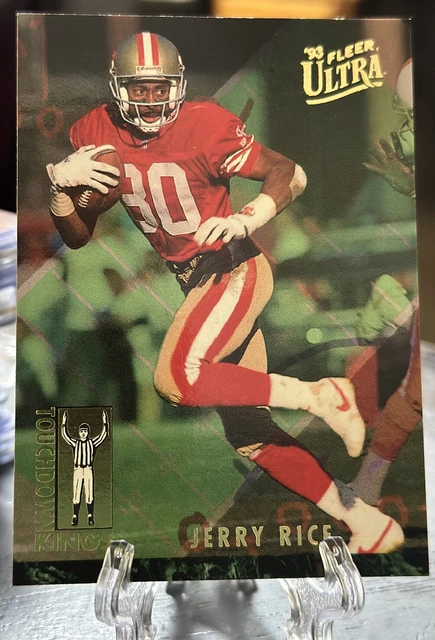 JERRY RICE 1993 FLEER ULTRA TOUCHDOWN KINGS carte à insérer SAN ...