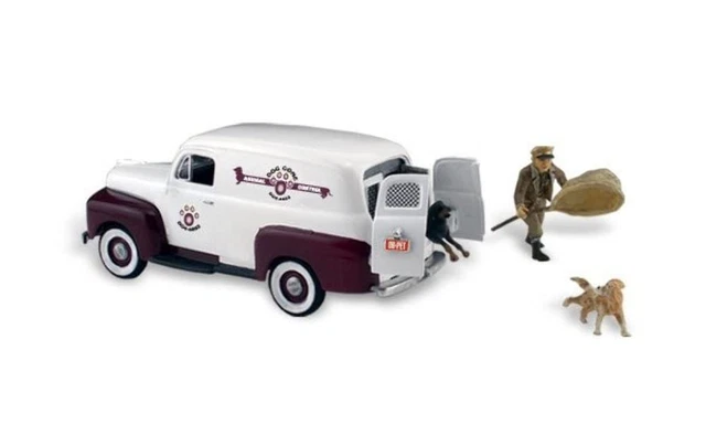 AUTOSCENE DOG GONE Animal Control Van w/Figure & Dog HO Scale ...