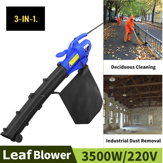 GARDEN VACUUM CLEANER Shredder Blower Compact Power Leaf Blower Vacuum ...