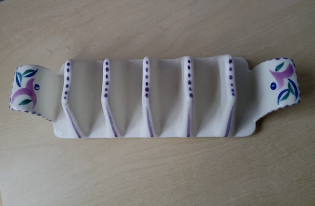 VINTAGE 1960'S POOLE Pottery Toast Rack £26.68 - PicClick UK