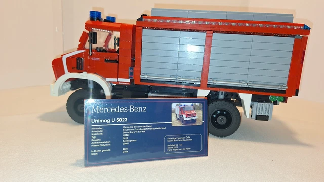LEGO KOMPATIBLER UNIMOG U5023 der Feuerwehr Celle (Schlingmann) Varus ...