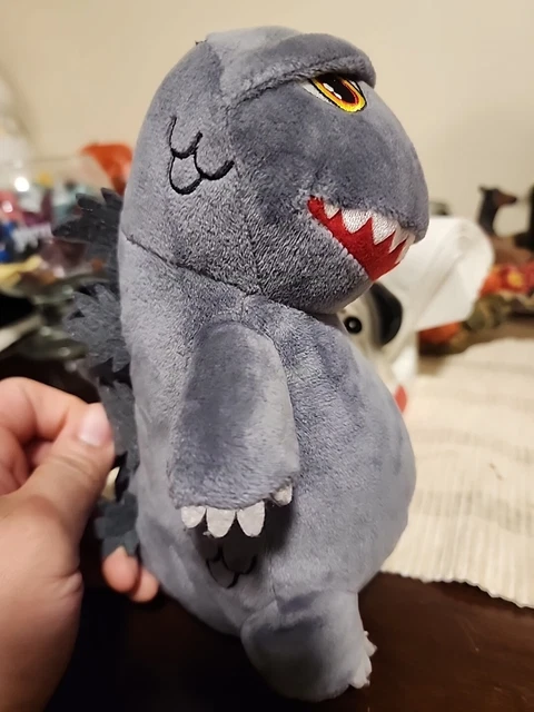 KIDROBOT PHUNNY GODZILLA Gojira 8" Plush Toy Grey Stuffed Animal $15.00 ...