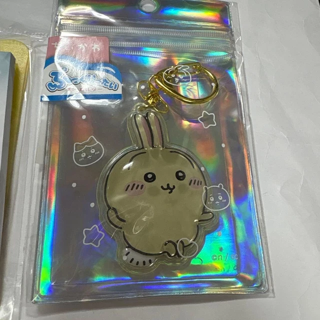 CHIIKAWA BINDER MEMO Usagi Pukkuri Ittai Keychain £99.78 - PicClick UK