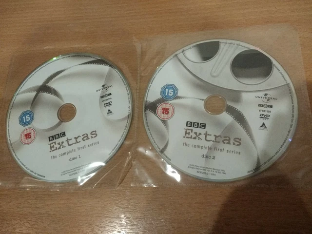 EXTRAS: THE COMPLETE First Series Two Disc DVD Set Ricky Gervais, Steve Merchant £4.99 - PicClick UK