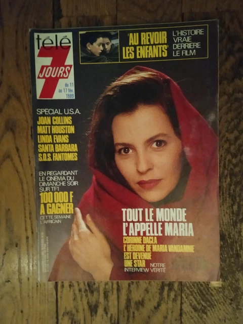 MAGAZINE TÉLÉ 7 jours de 1989 - Corinne Dacla EUR 5,00 - PicClick FR