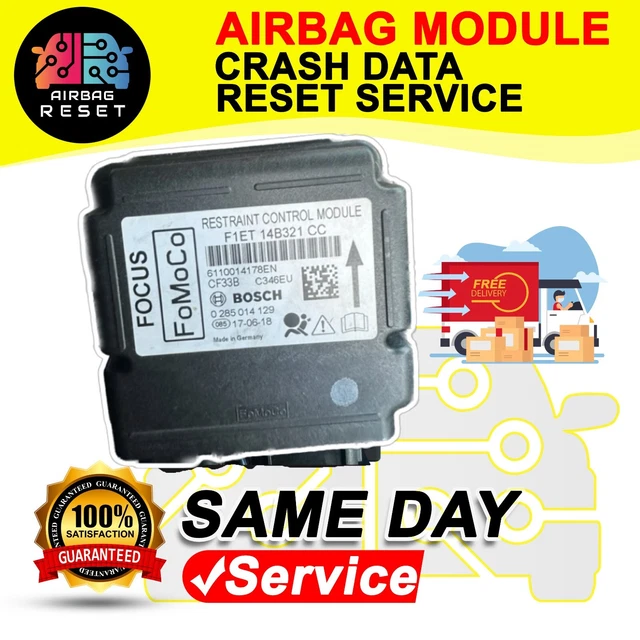 FORD TRANSIT JK2T-14B321-BJ Airbag ECU Crash Data Reset Service £45.00 ...