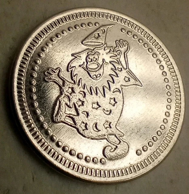 THE PEOPLE'S CHOICE Family Fun Center Dancing Wizard Arcade Game Token ...