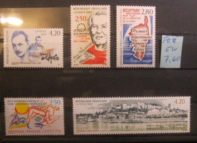 FRANKREICH - KL. Lot vonn 5 Werten, ** EUR 1,00 - PicClick DE