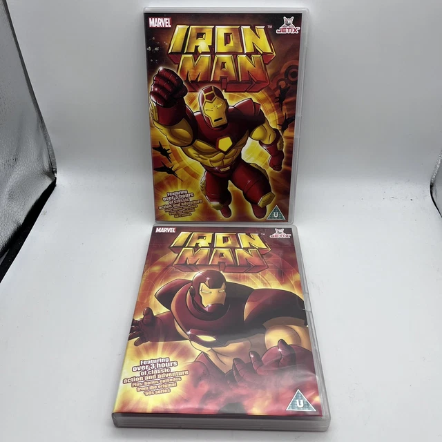 IRON MAN DVD 1990s Cartoon V1 & V2 JETIX MARVEL £9.99 - PicClick UK