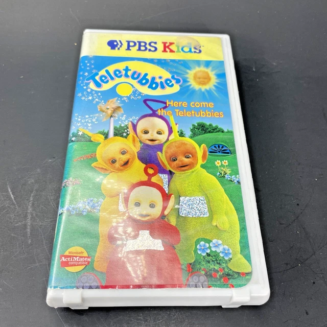 HERE COME THE Teletubbies Video PBS KIDS VHS 1997 Vtg Hard Clamshell ...