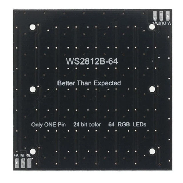 1PCS WS2812 LED 5050 RGB 8x8 64 Bit LED Matrix Module For Arduino ...