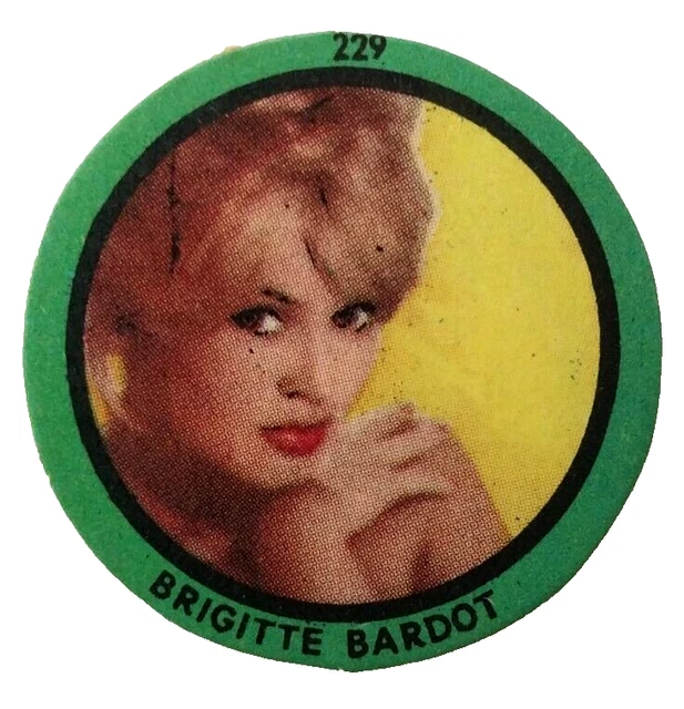 BRIGITTE BARDOT ACTRESS & Model 1968 Argentina Vintage Disc Card #229 £ ...