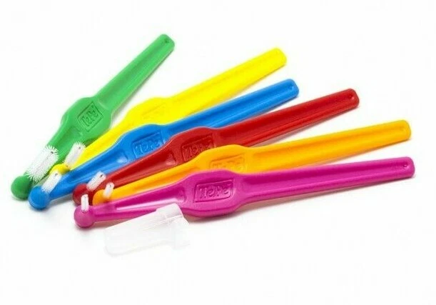 TEPE ANGLE INTERDENTAL Brushes All colours/sizes (Packs of 6 & Packs of ...