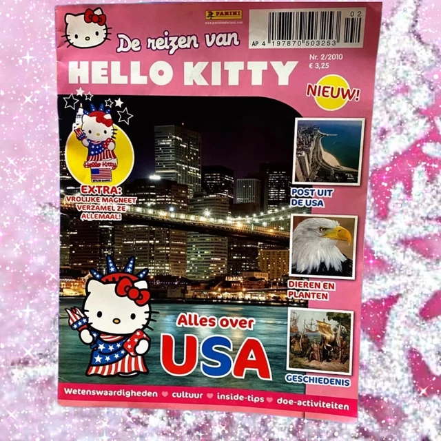 HELLO KITTY VINTAGE Dutch Magazine Celebrating USA 2010 Sanrio Rare ...
