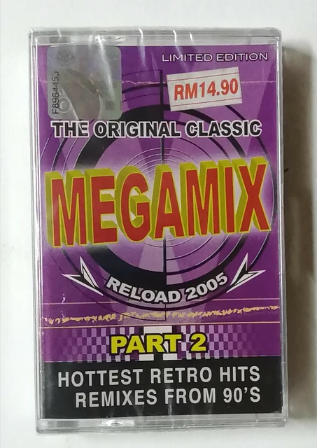 THE ORIGINAL CLASSIC Megamix Reload Rare Malaysia Cassette Tape Brand ...