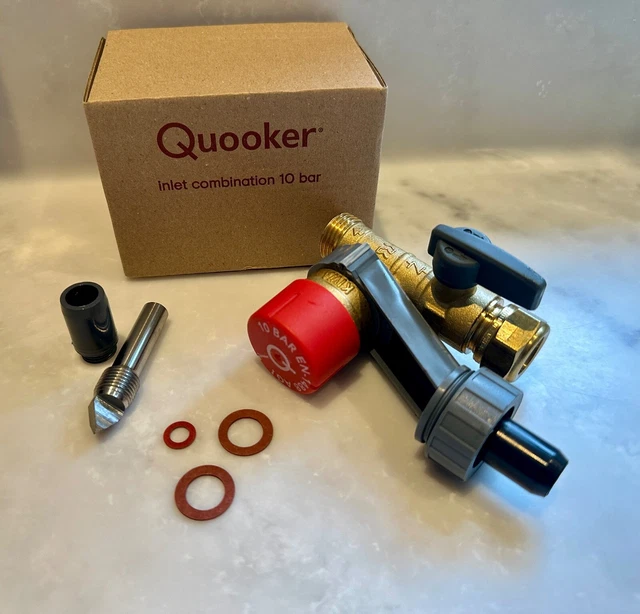 QUOOKER 10 BAR Inlet Combination PRV Pressure Release Valve Kit 31.164. ...