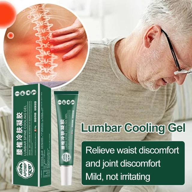 LUMBAR SPINE COOLING Gel Lumbar Spine Cold Compress Natural Herbal Gel ...