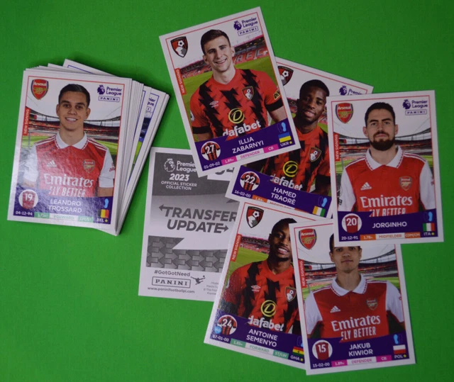 PANINI PREMIER LEAGUE Official Sticker Collection 2022-2023: Complete ...