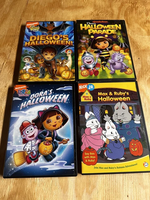 NICK JR DORA Diego Max And RubyHalloween DVD Collection Set Of 4 DVDs £ ...