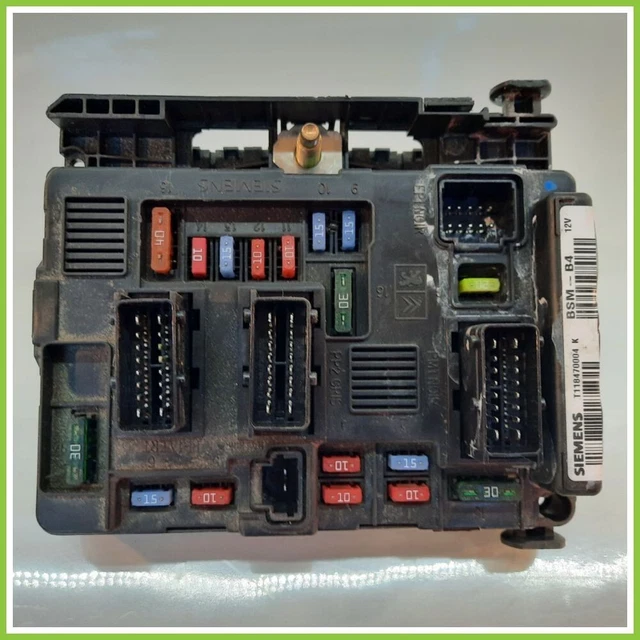 MODULE CENTRAL DE Contrôle BCM BSI SIEMENS C3 1ère Série 1.4 9643498780 ...