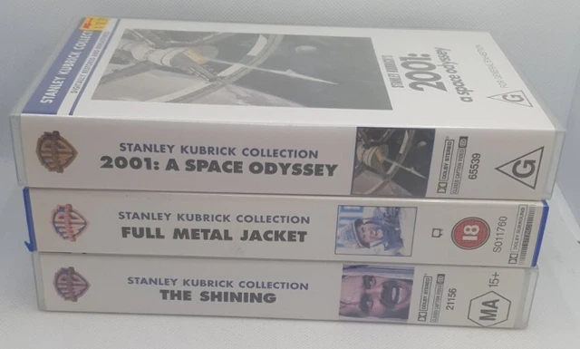 STANLEY KUBRICK VHS Collection, The Shining, Full Metal jacket , 2001: A Space £12.91 - PicClick UK