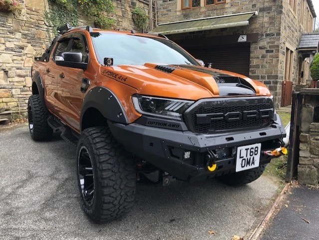 FORD RANGER WILDTRAK CUSTOM BUILD BY GFORCE 4X4 2018 68 plate £39,166. ...