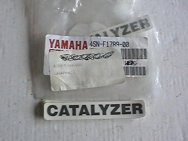 GENUINE YAMAHA YN50 R Neos Yn100 Ovetto " Catalyzer " Decal Emblem 4Sn ...
