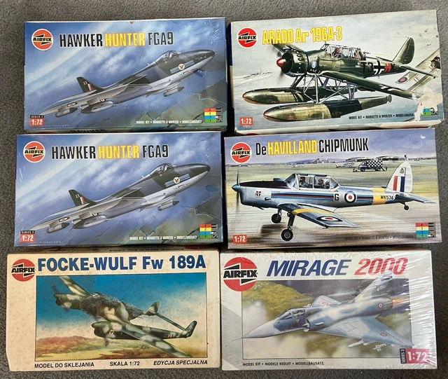 VINTAGE AIRFIX 1/72 scale aircraft model kits - Military Aircraft £14.99 - PicClick UK