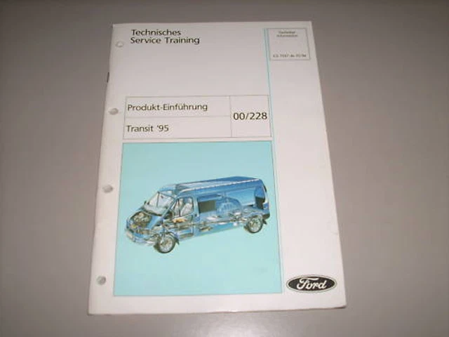 TECHNICAL INFORMATION FORD Transit Product Introduction £23.19 ...