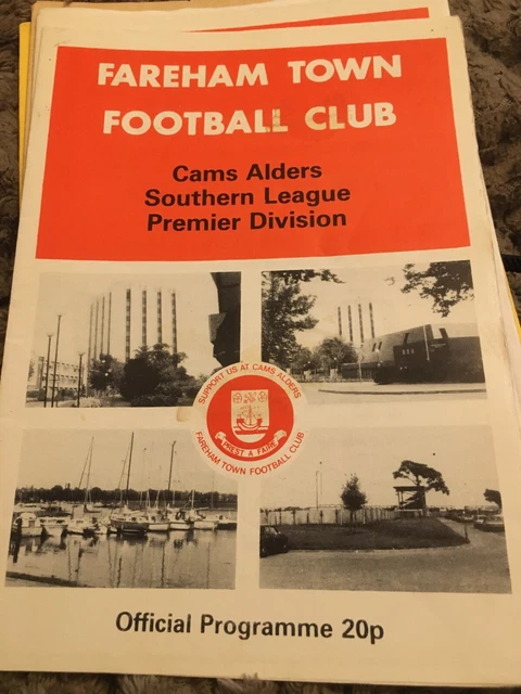 FAREHAM TOWN V Fisher Athletic 1983/84 SL £2.29 - PicClick UK