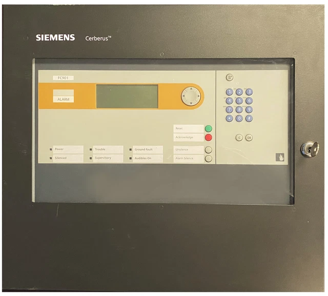 SIEMENS CERBERUS FC-901 PRO 50-Point Addressable Fire Alarm Control ...