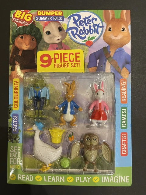 CBEEBIES PETER RABBIT Magazine No.93 With 9 Piece Figure Set £21.48 ...