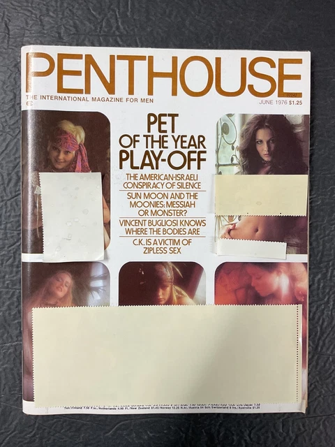 PENTHOUSE MAGAZINE JUNE 1976 Anna Grimwood Centerfold Intact Solid ...